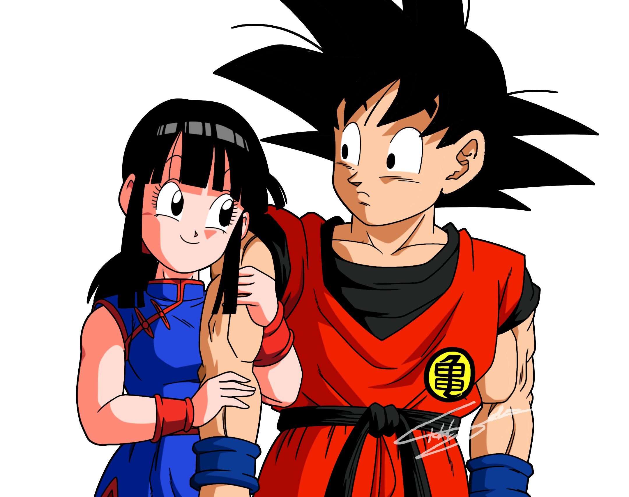 Chi Chi X Goku By Teejee67 On Deviantart