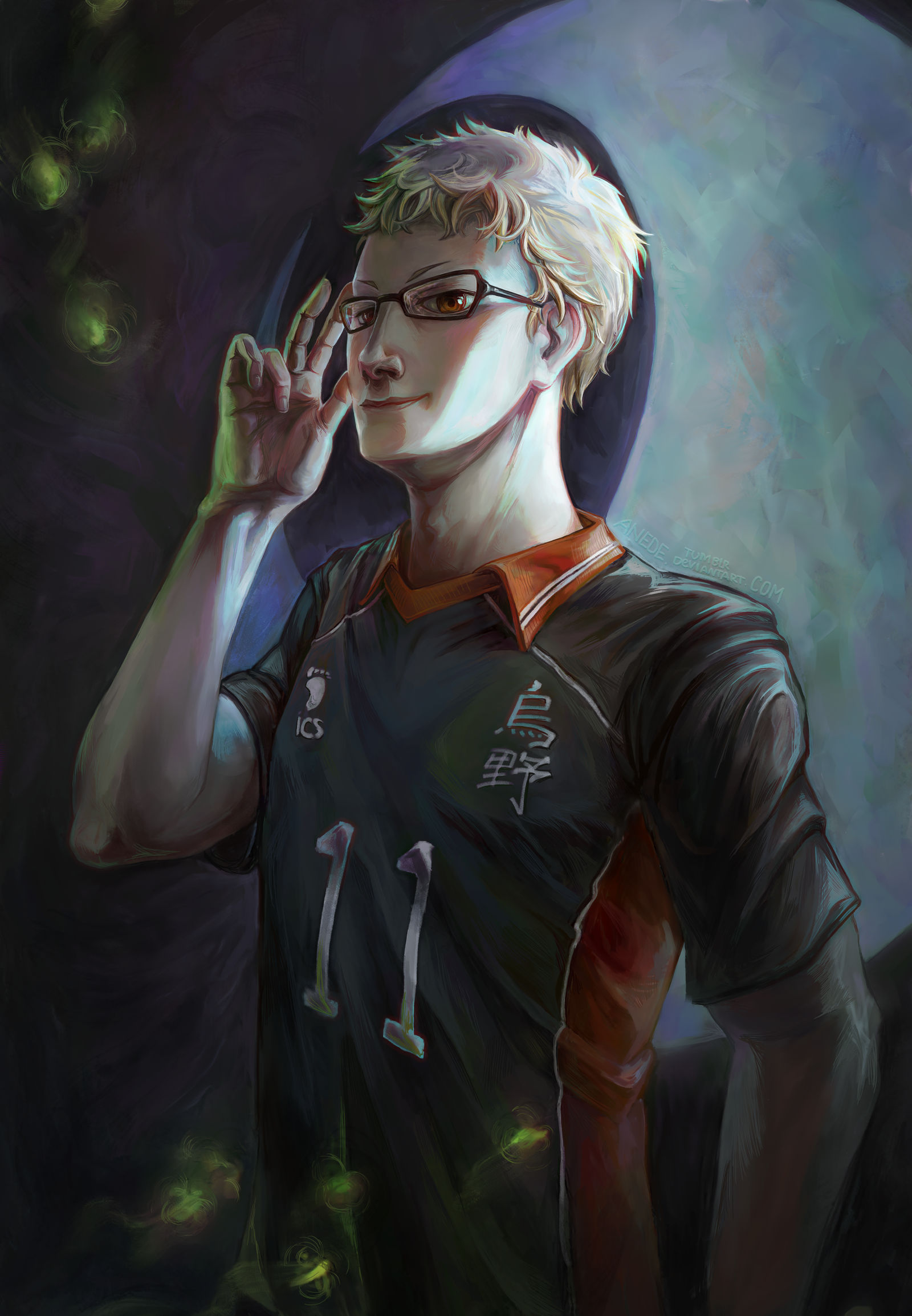 Tsukishima By Anede On Deviantart