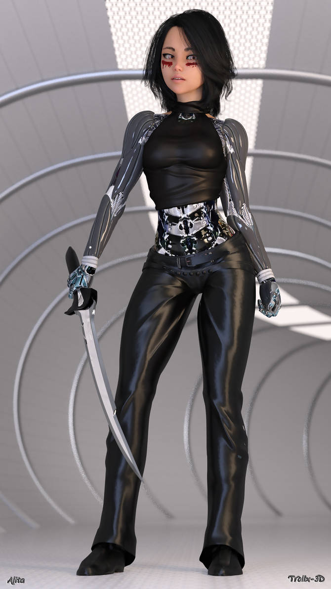Alita By Trollx 3d On Deviantart