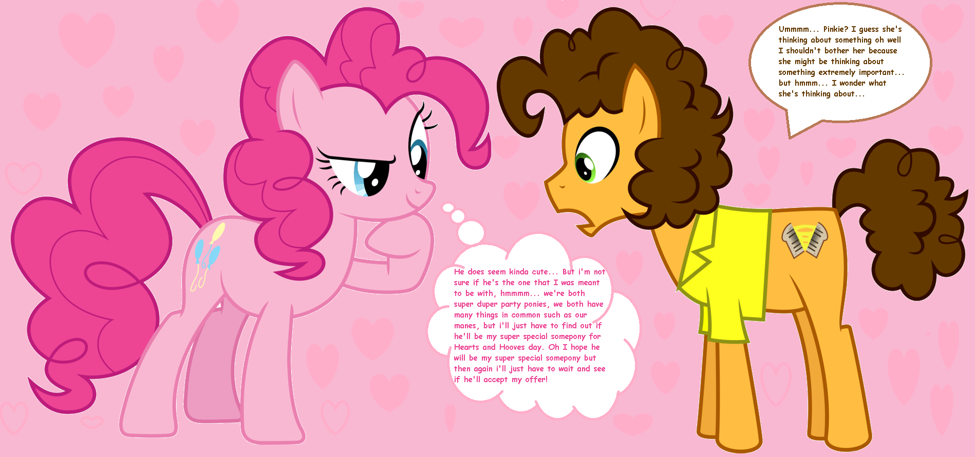 Mlp Pinkie Pie And Cheese Sandwich Kiss