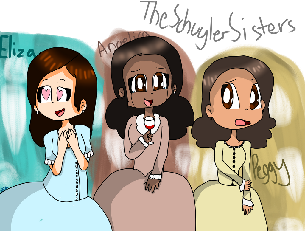 The Schuyler Sisters By Justakawaiibunny On Deviantart