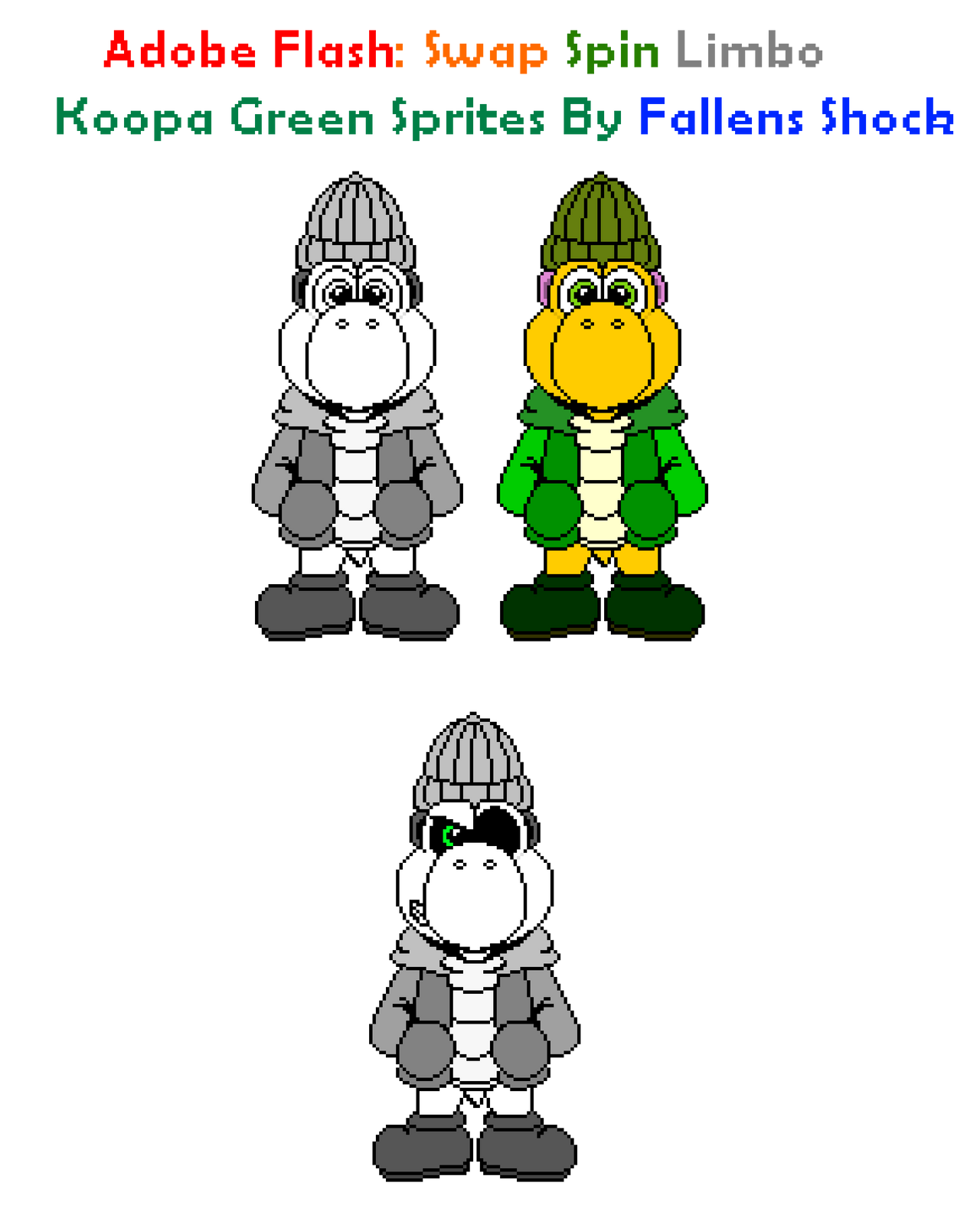 Adobe Flash: Swap Spin Limbo Koopa Green Sprites by FallensHome44 on ... Adobe Flash: Swap Spin Limbo Koopa Green Sprites by FallensHome44 on ...