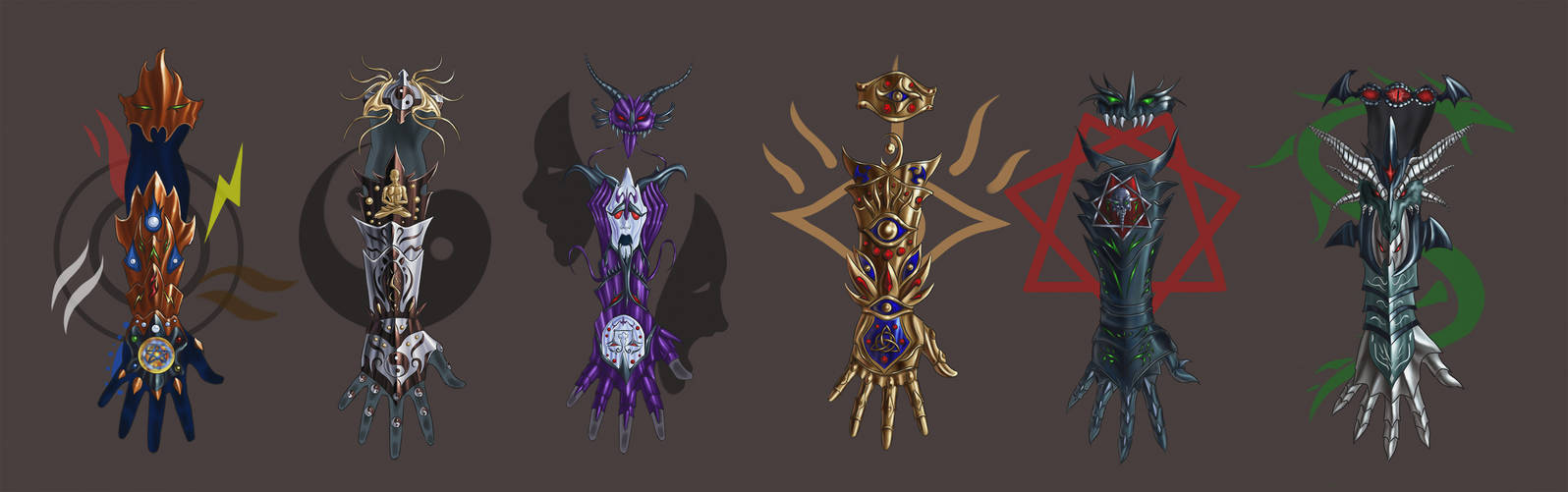 Gauntlets commission by Dark-Razvan on DeviantArt