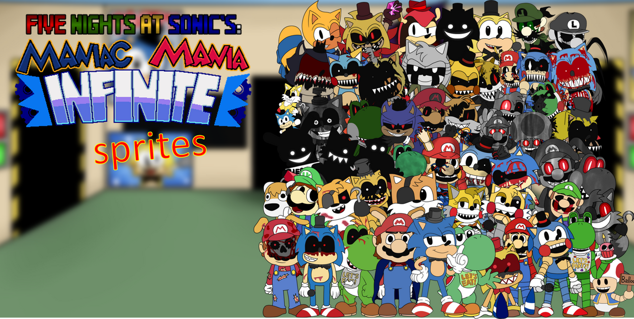 fnas Maniac Mania Infinite sprites by toymario123 on DeviantArt fnas Maniac Mania Infinite sprites by toymario123 on DeviantArt