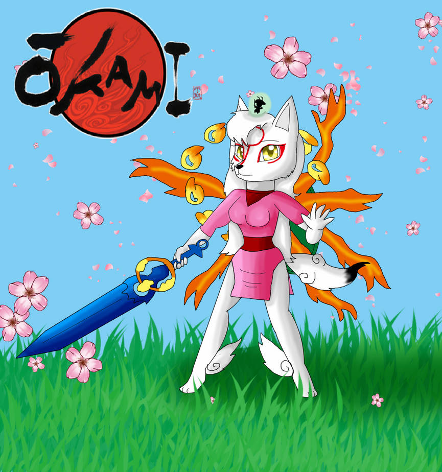 Okami Anthro Amaterasu By Kendraeevee On Deviantart