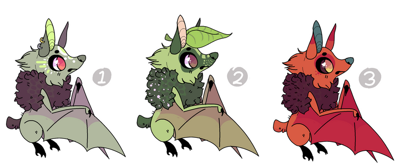 Fruit Bat Adoptables 2 Open By Sutexii On Deviantart