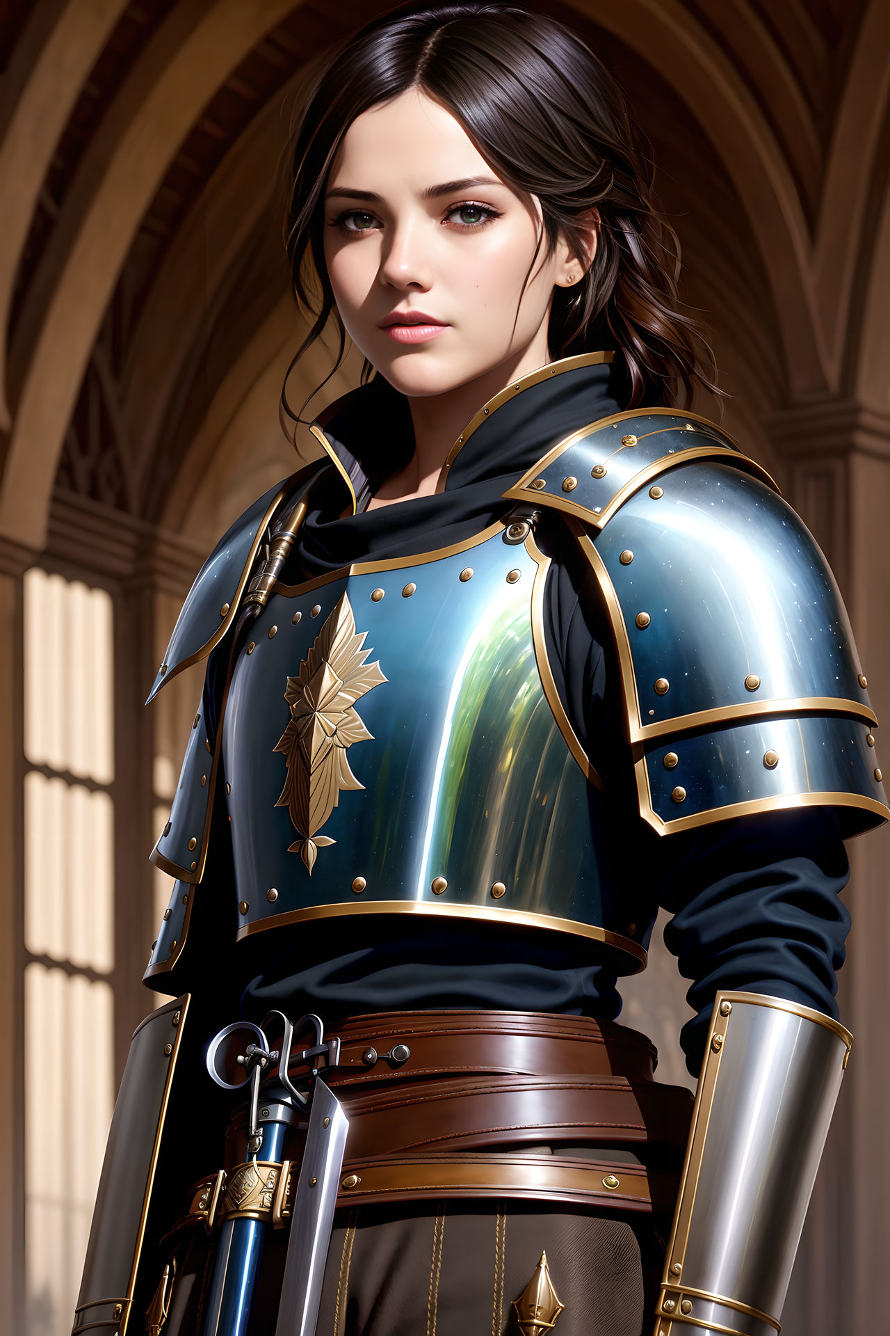 Beautiful Warrior Portrait By Denisuwaif On Deviantart