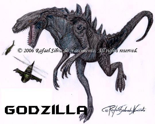 Godzilla Chase by RSNascimento on DeviantArt