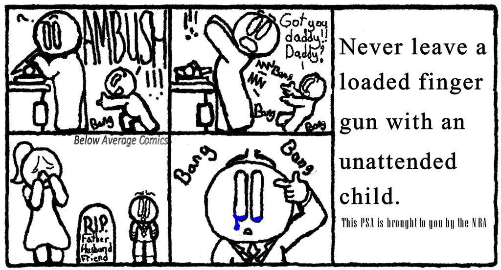 Finger Gun Comic By Belowaveragecomics On Deviantart