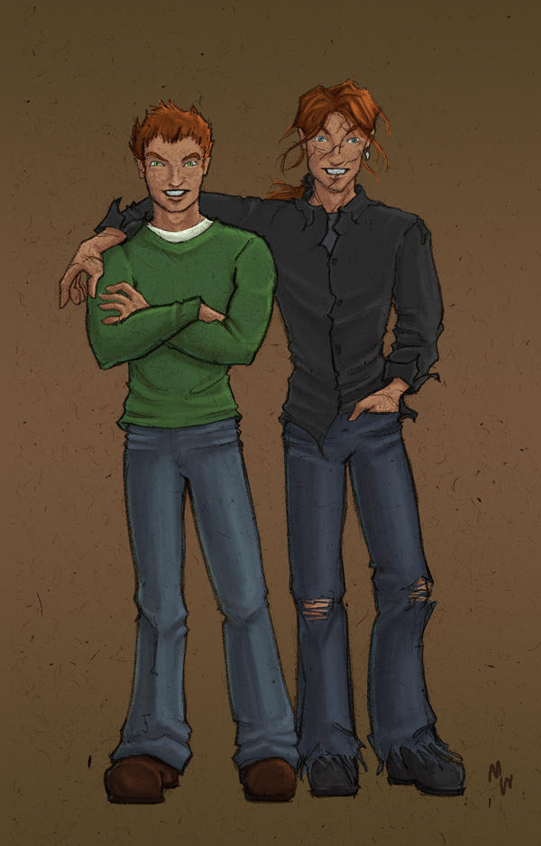 Two Flavors of Weasley by The-Starhorse on DeviantArt