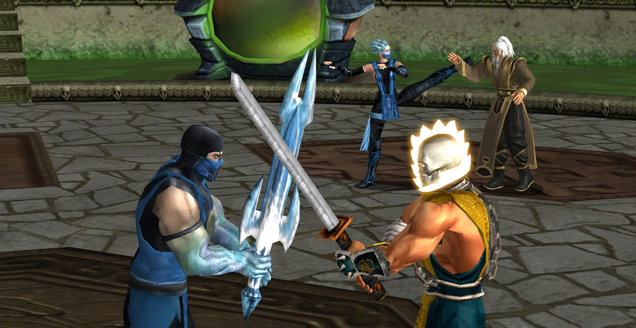 Mk Sub Zero And Frost Vs Scorpion And Shujinko By Einart1218 On