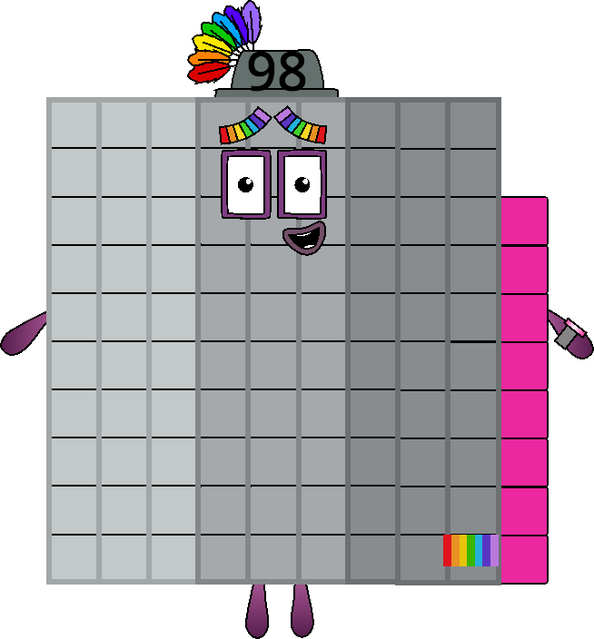 Numberblock 98 By Mizuki112233 On Deviantart