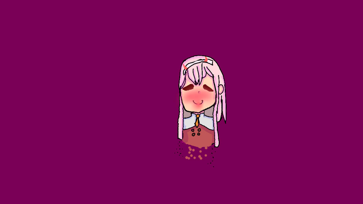 Zero Two Fanart By Lilydrawzart On Deviantart