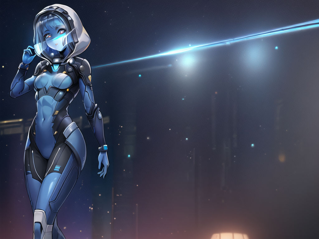 Sci Fi Anime Girl By Neuroandrew On Deviantart