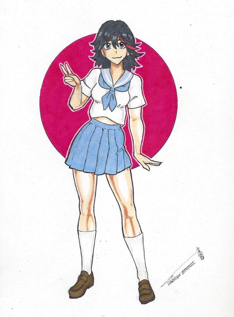 Ryuko ~ Back To School By Ironsiderodger On Deviantart