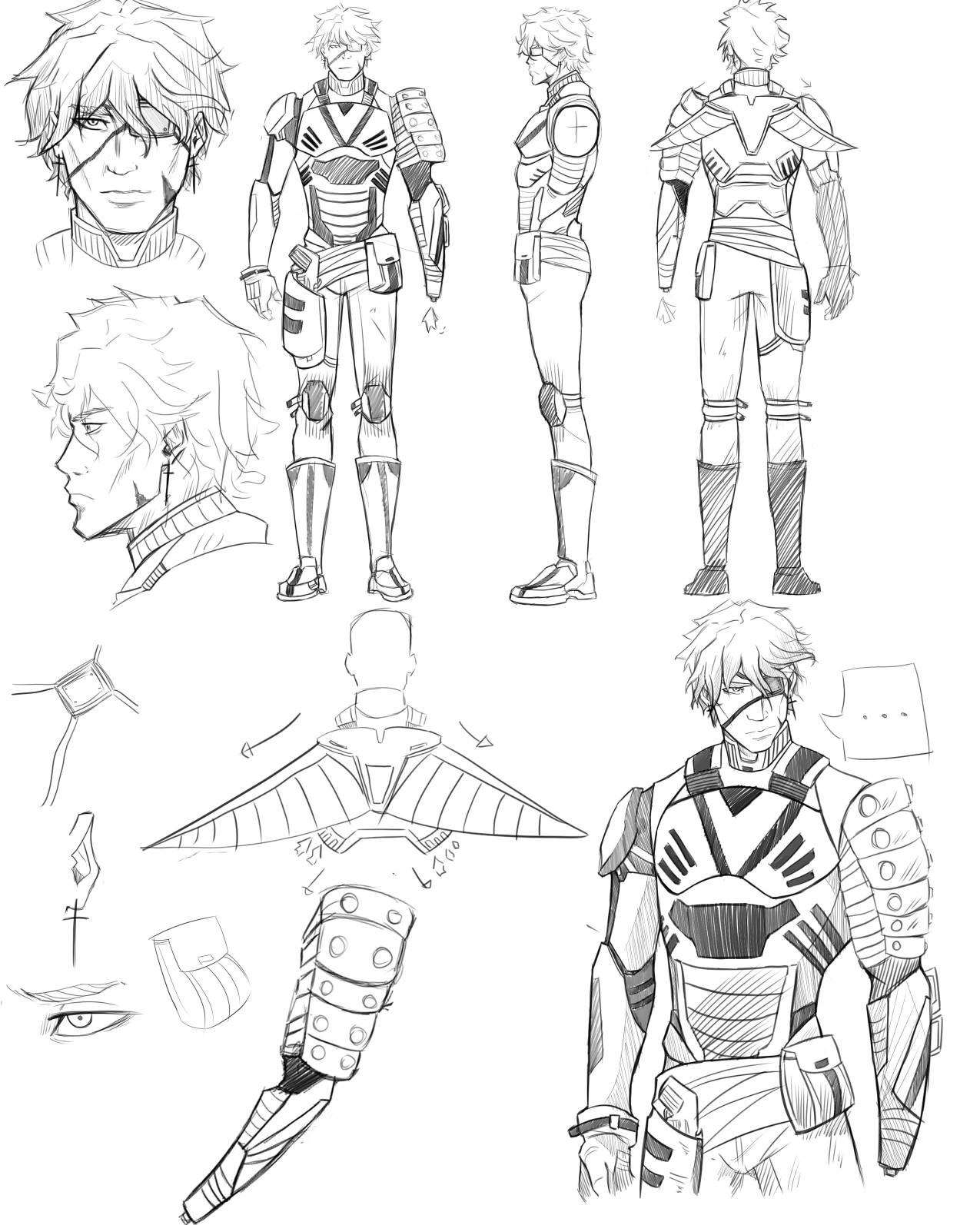 Character Design Sheet By Oussadraws On Deviantart