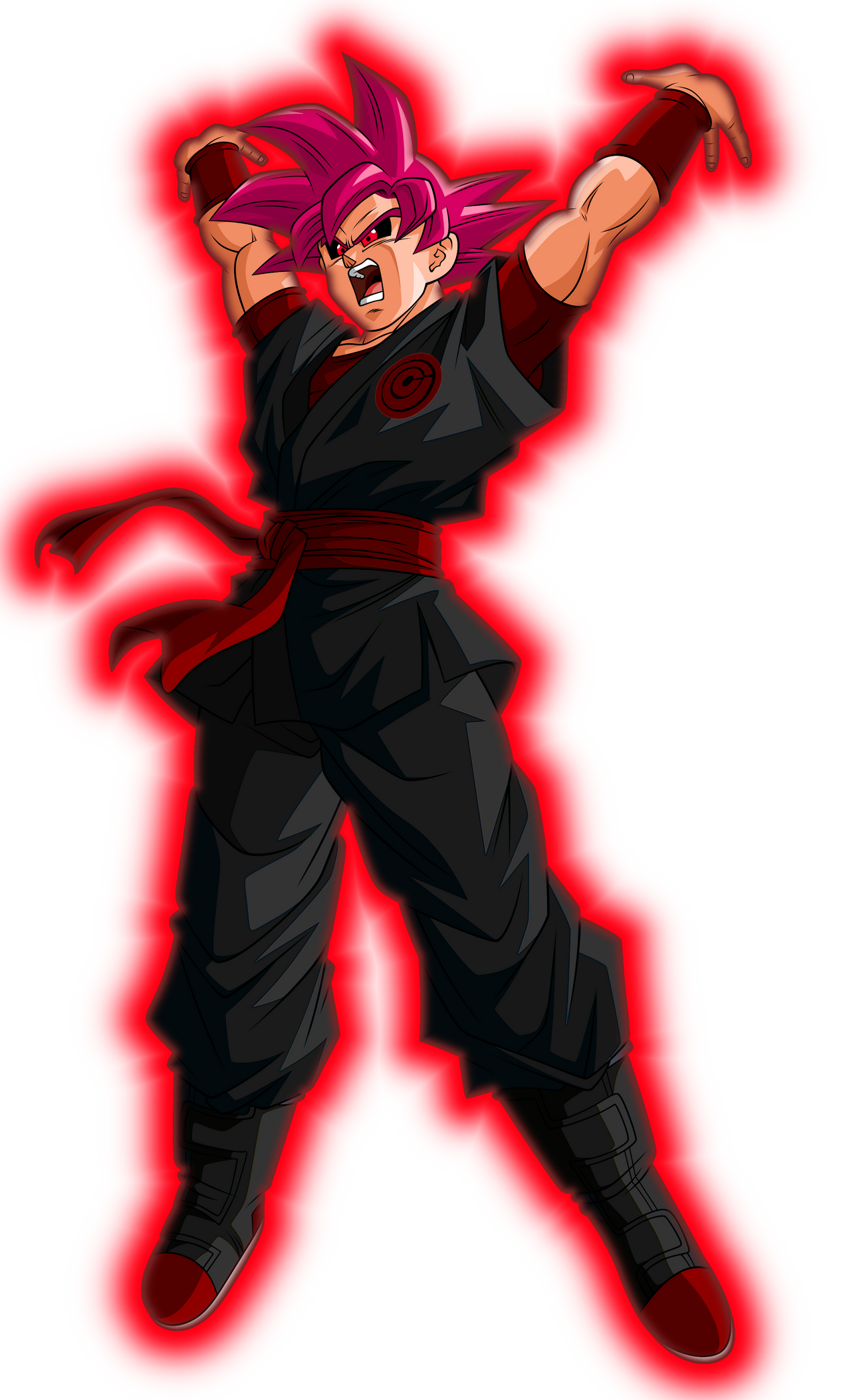 Evil Goku Ssj God By Vegitoaltra On Deviantart