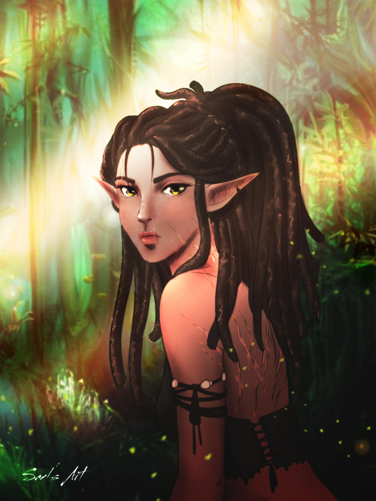 Ursa The Druid By Xxsaelxx On Deviantart