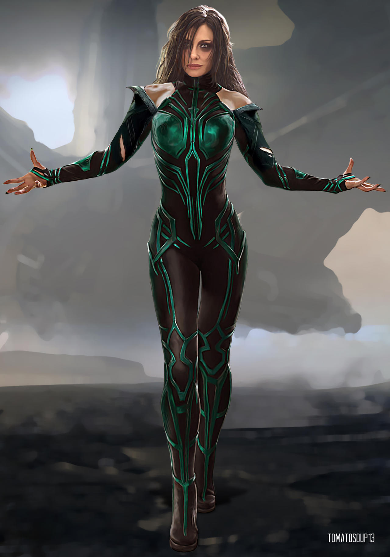 Hela - Thor Ragnarok - Cate Blanchett by wolverine103197 on DeviantArt Hela - Thor Ragnarok - Cate Blanchett by wolverine103197 on DeviantArt