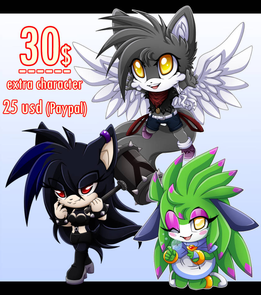 Chibi Commission Are Open By Feneksia On Deviantart