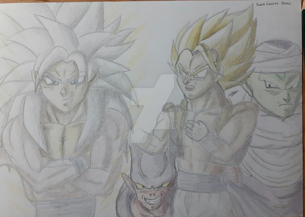 No Eraser Challenge Doodles 3 By Zorart Dbzgts On Deviantart