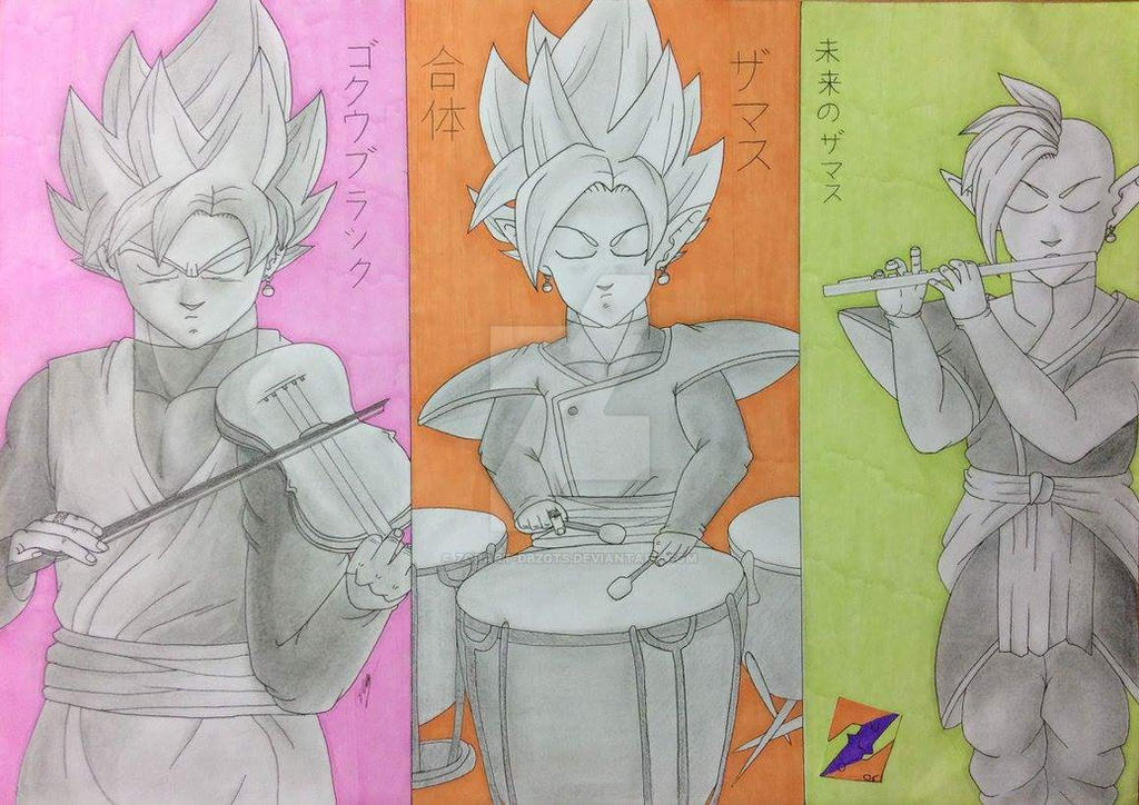 Zamasu And Black Music Fanart By Zorart Dbzgts On Deviantart