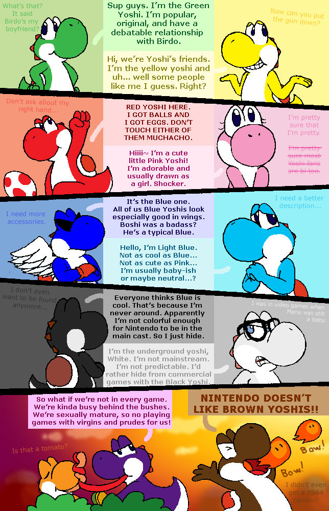 Yoshi Colors By Nishi On DeviantArt yoshi-colors-by-nishi-on-deviantart
