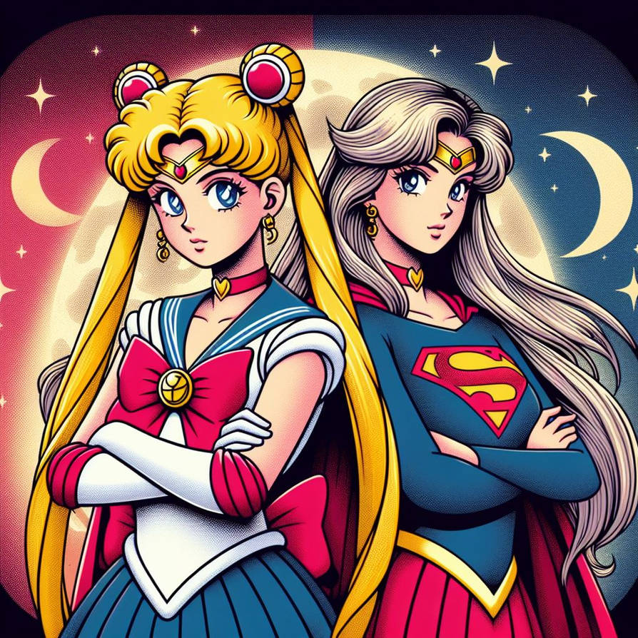 Sailormoon Vs Supergirl By Mp32as On Deviantart
