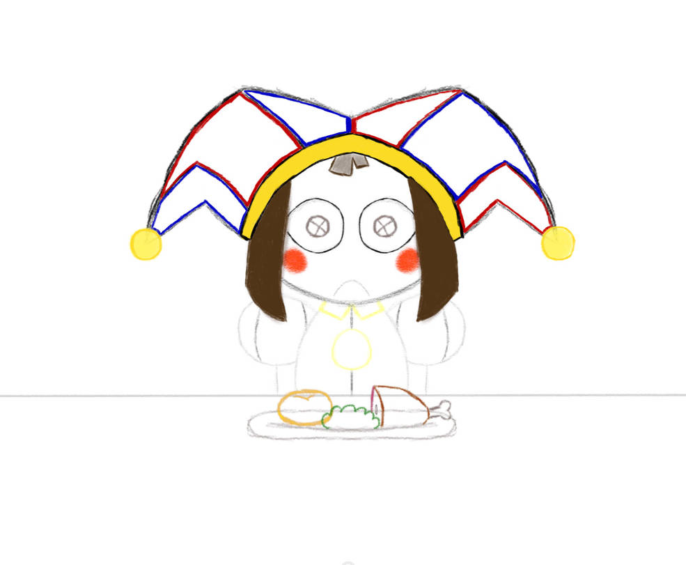 Pomni Wip By Swaggirl64 On Deviantart