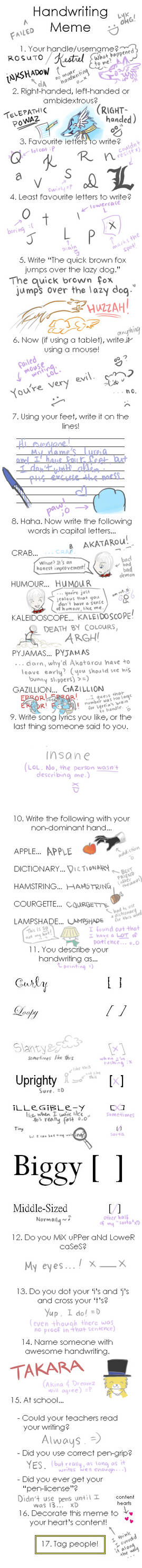 Handwriting Meme of Epic Fail by Inkshadow on DeviantArt Handwriting Meme of Epic Fail by Inkshadow on DeviantArt