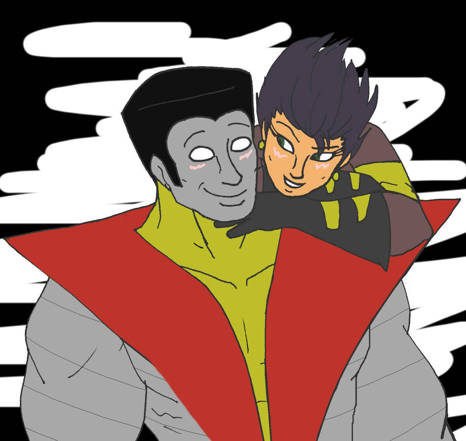 At Colossus And Angel Dust By Wolvie V0n D00m On Deviantart