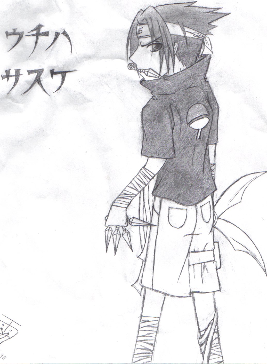 Naruto fanart- Sasuke-kun by psycho-fan on DeviantArt