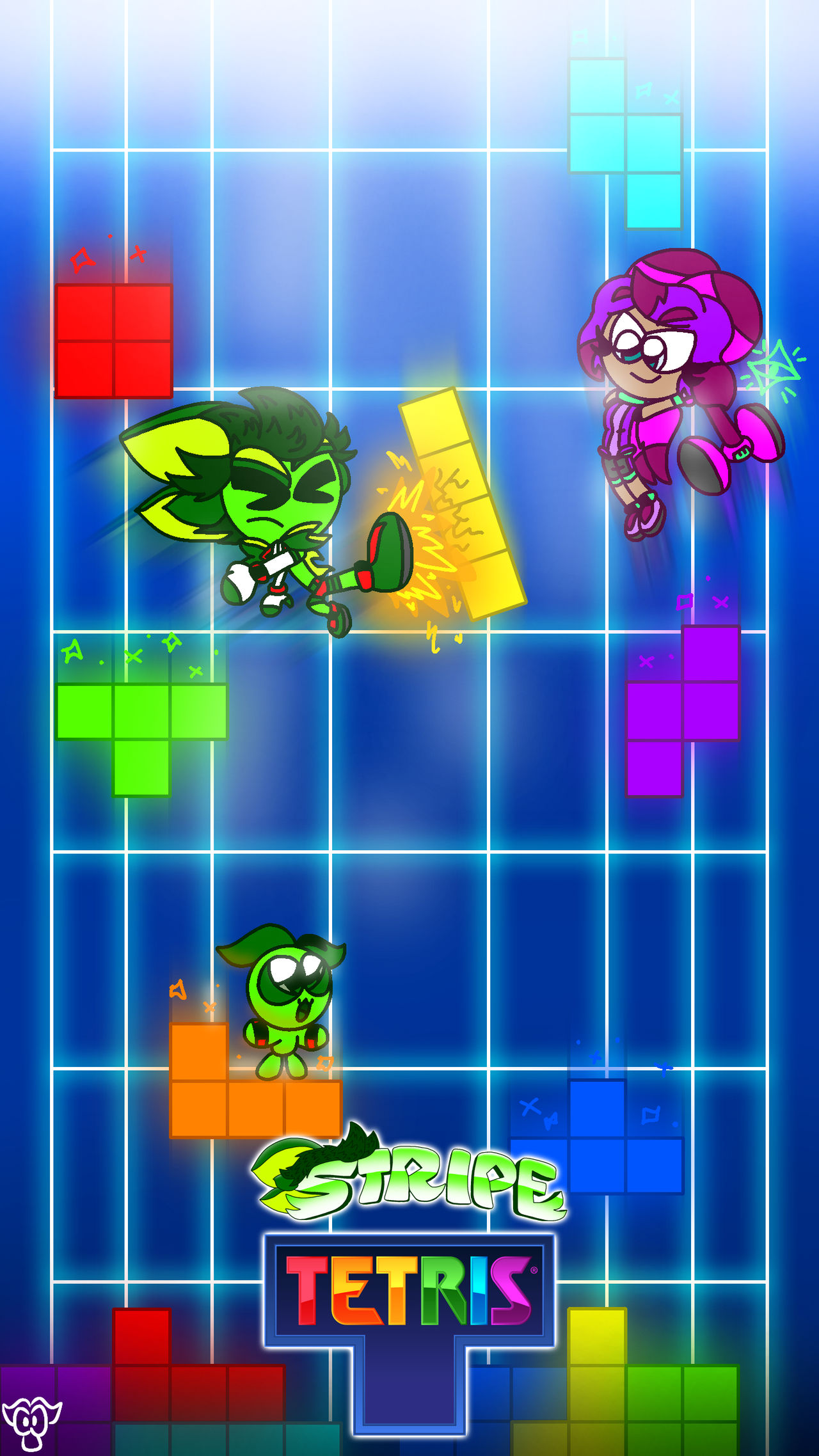 Stripe X Tetris Made For Fun By Stripeofficialart On Deviantart