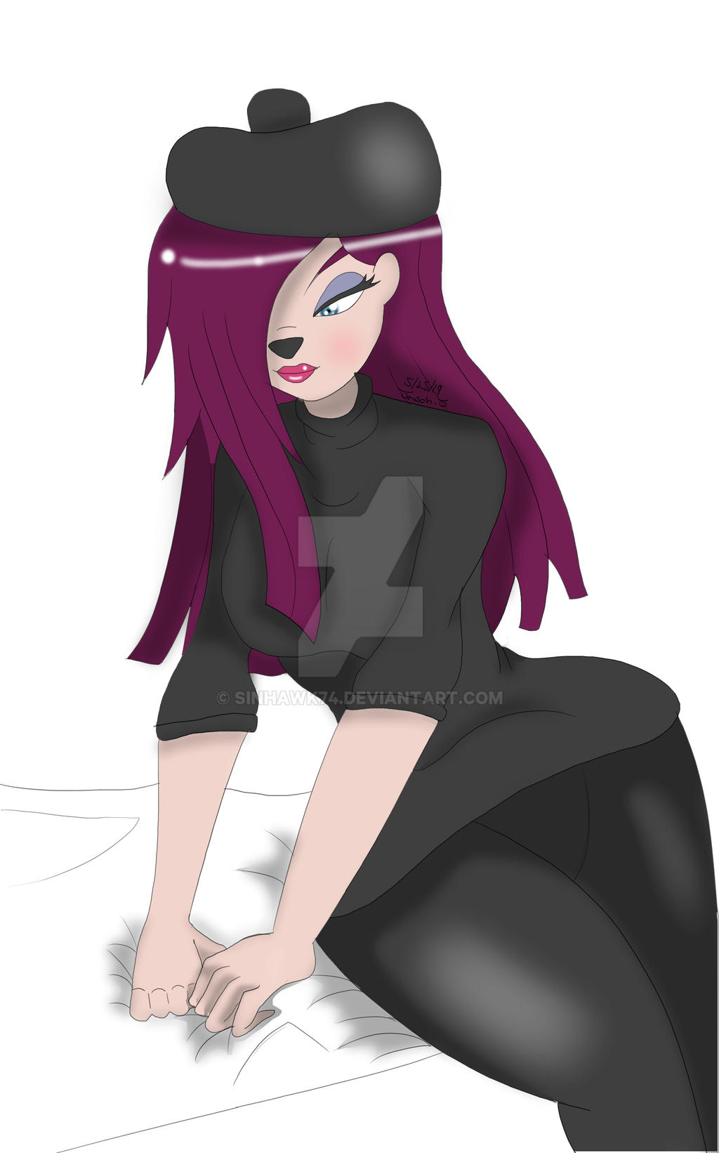 Beret Girl From An Extremely Goofy Movie By Sinhawk74 On Deviantart