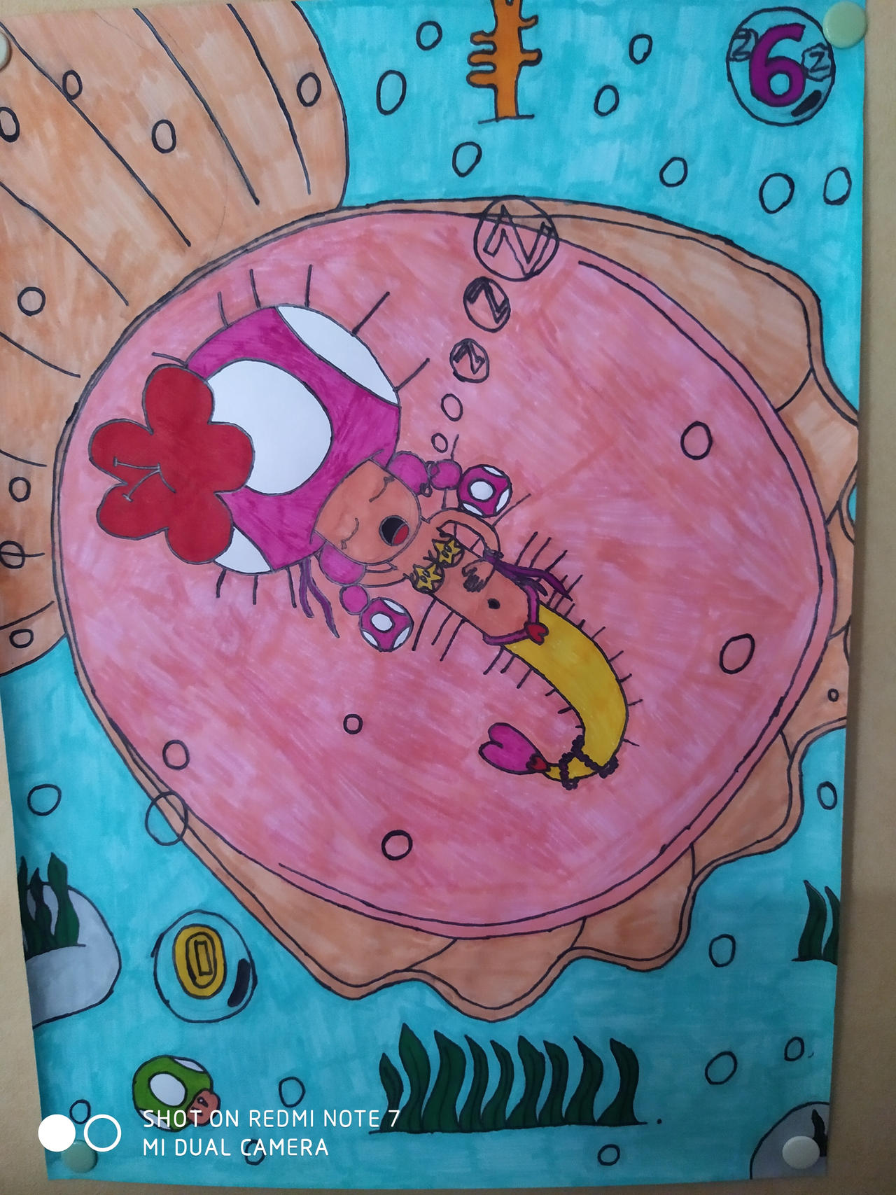 Mermaid Sleeping Toadette By Lucasthemerman On Deviantart
