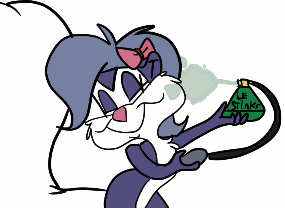 Fifi La Fume Spraying Some Le Stink By Tattooguy1991 On Deviantart
