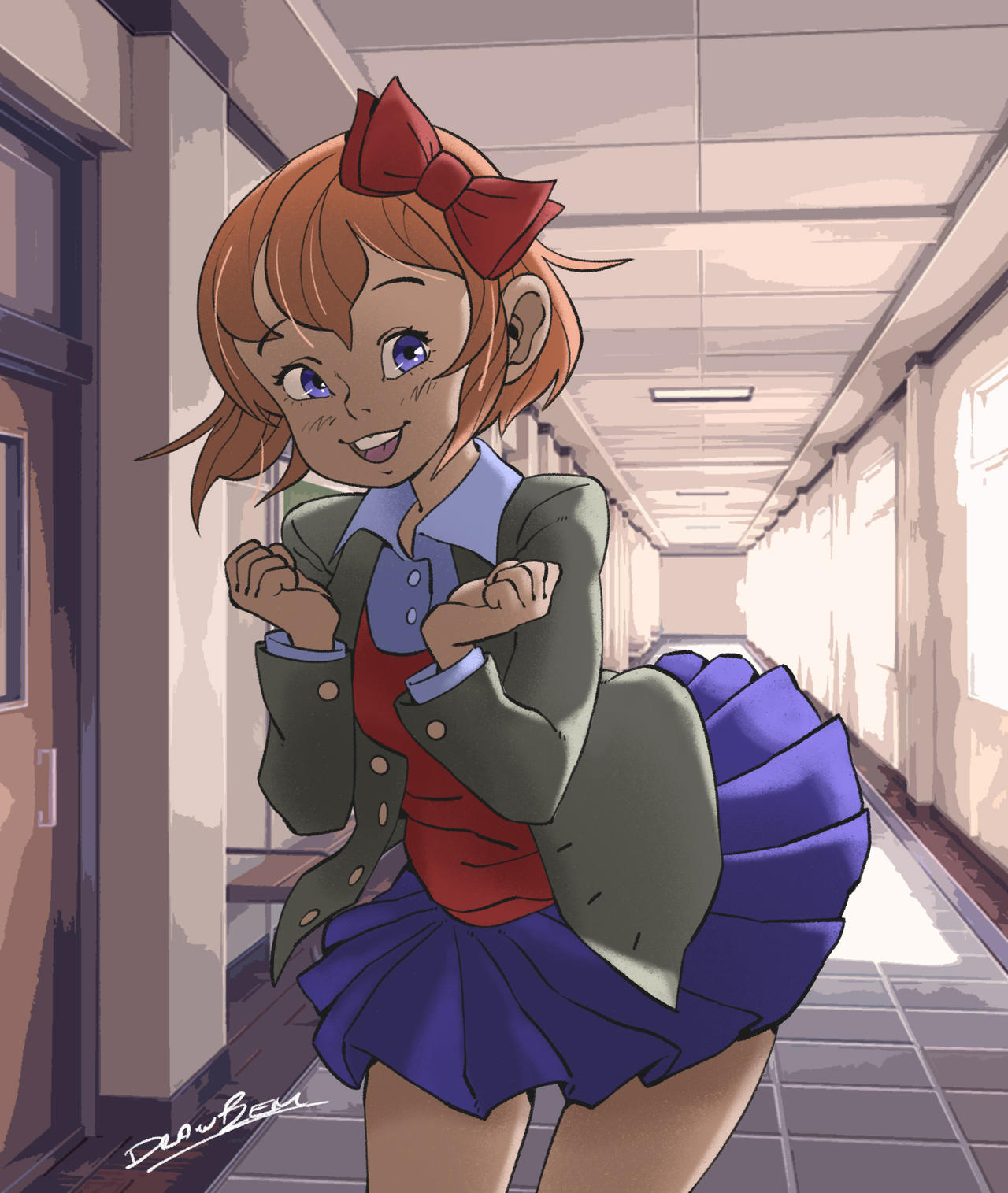 Sayori Fan Art Doki Doki Literature Club By Roydrome74 On Deviantart