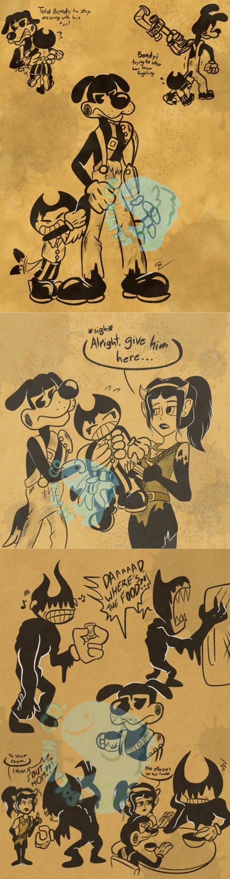 Bendy And The Dark Revival Headcanon By Sushifrootloops On Deviantart