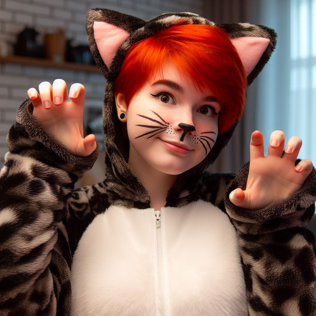 Cute Cuddly Chubby Grey Tabby Cat Catgirl By Mysticnitekatt On Deviantart