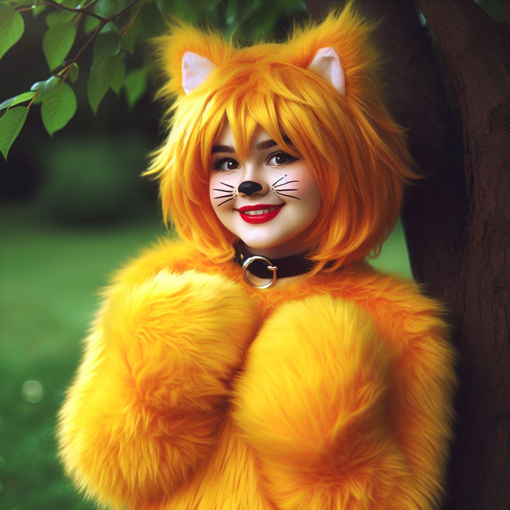 Cute Chubby Ginger Orange Catgirl By Mysticnitekatt On Deviantart