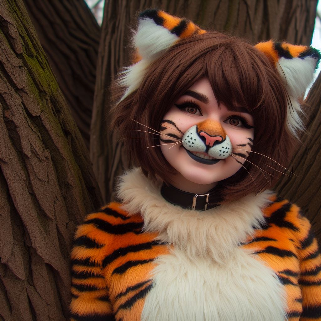 Cute Chubby Tiger Girl Catgirl Tiger Girl By Mysticnitekatt On Deviantart