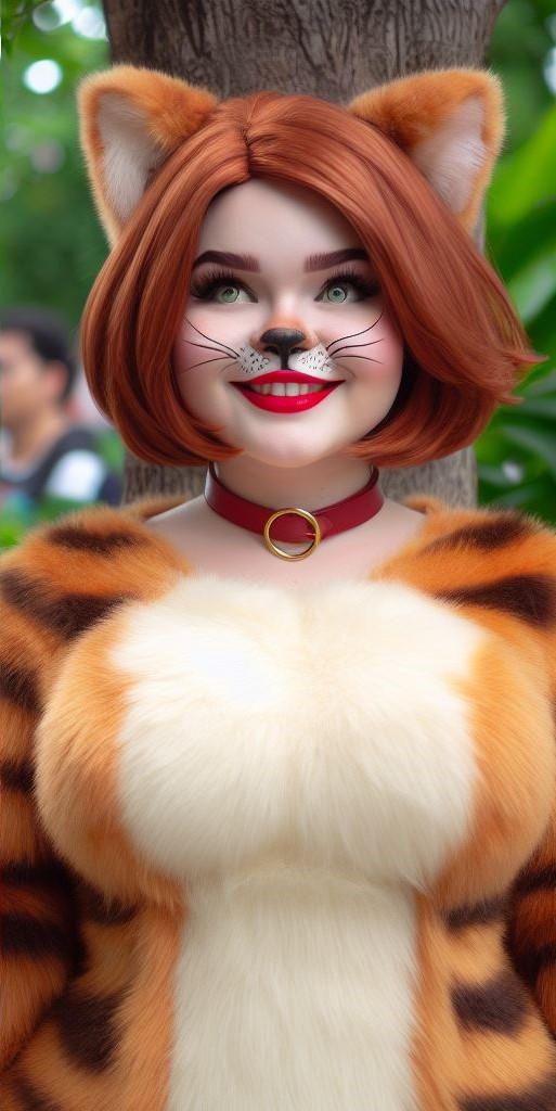 Cute Chubby Ginger Tabby Catgirl By Mysticnitekatt On Deviantart