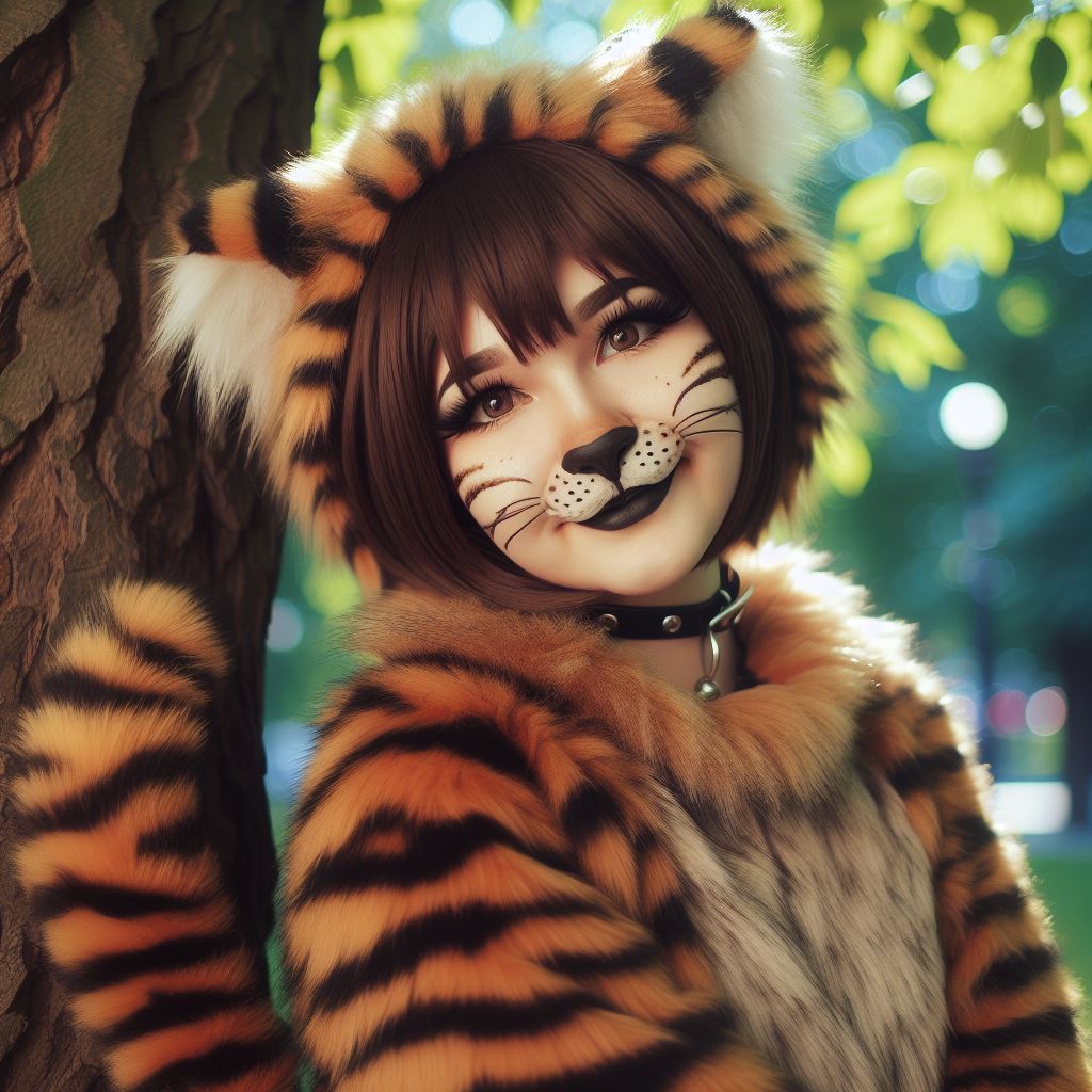 Cute Chubby Tiger Girl Catgirl Tiger Girl By Mysticnitekatt On Deviantart