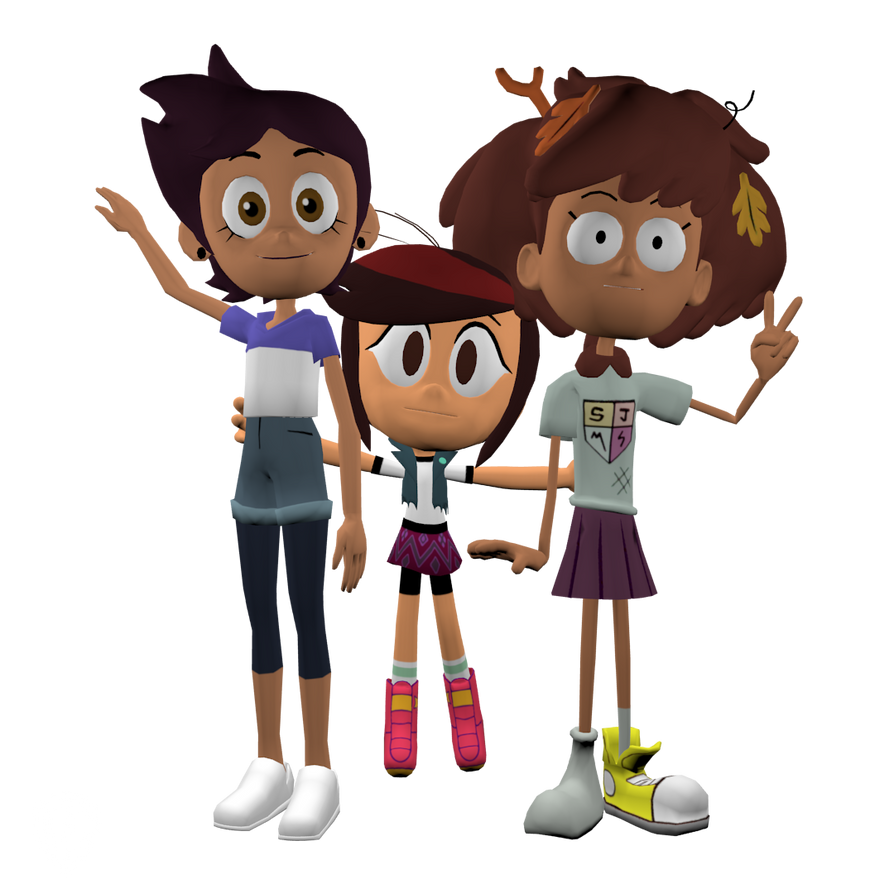 Anne Luz And Molly Blender 3d Render By Theestevezcompany On Deviantart