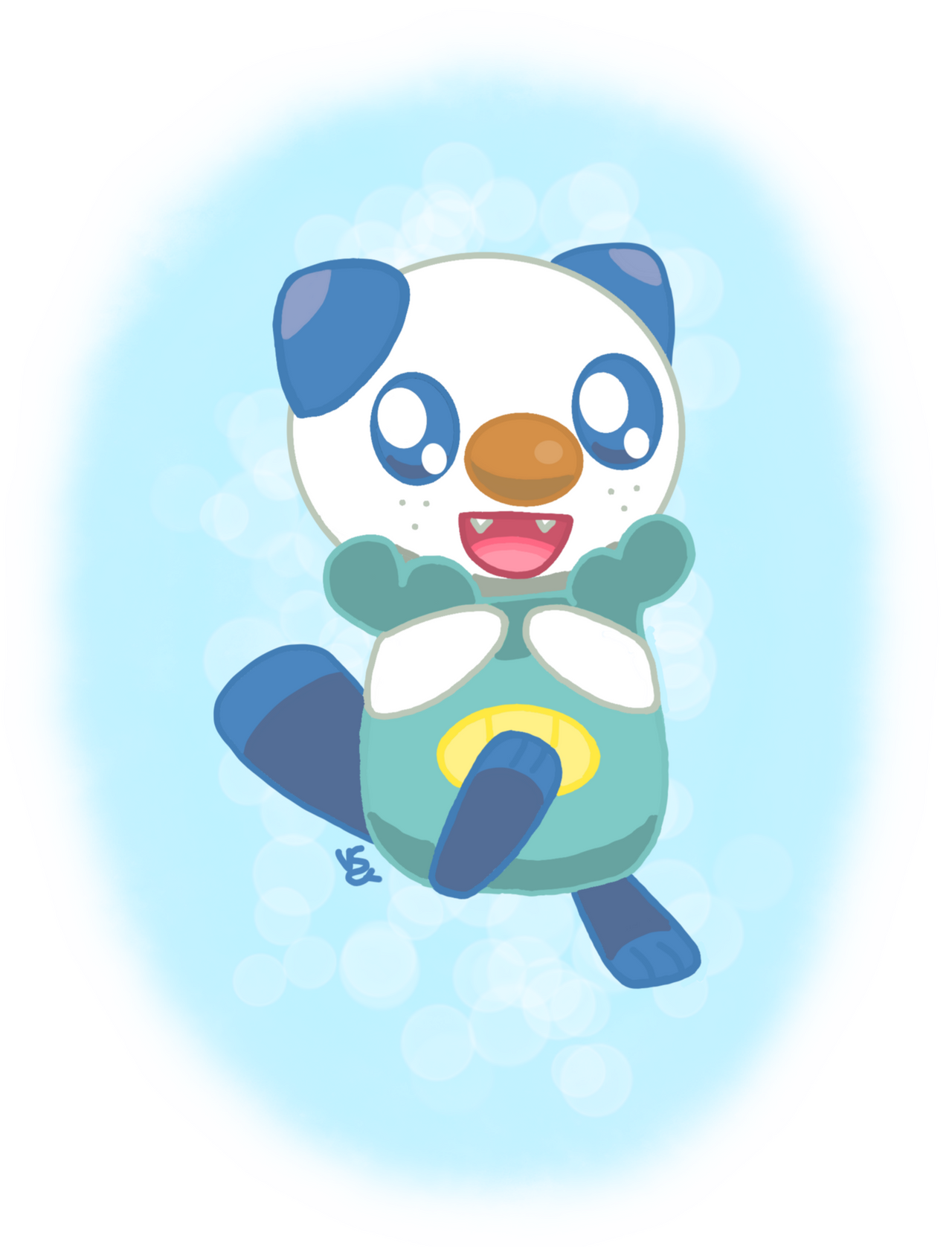 Oshawott Drawing By Vaporeiaswim On Deviantart