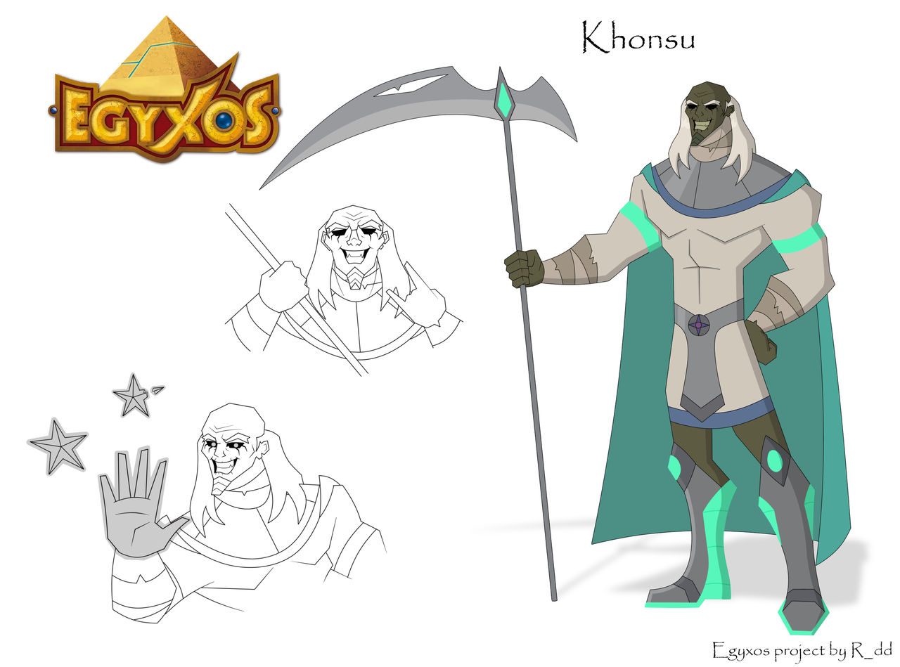 Egyxos Concept Art Khonsu By R Dd On Deviantart