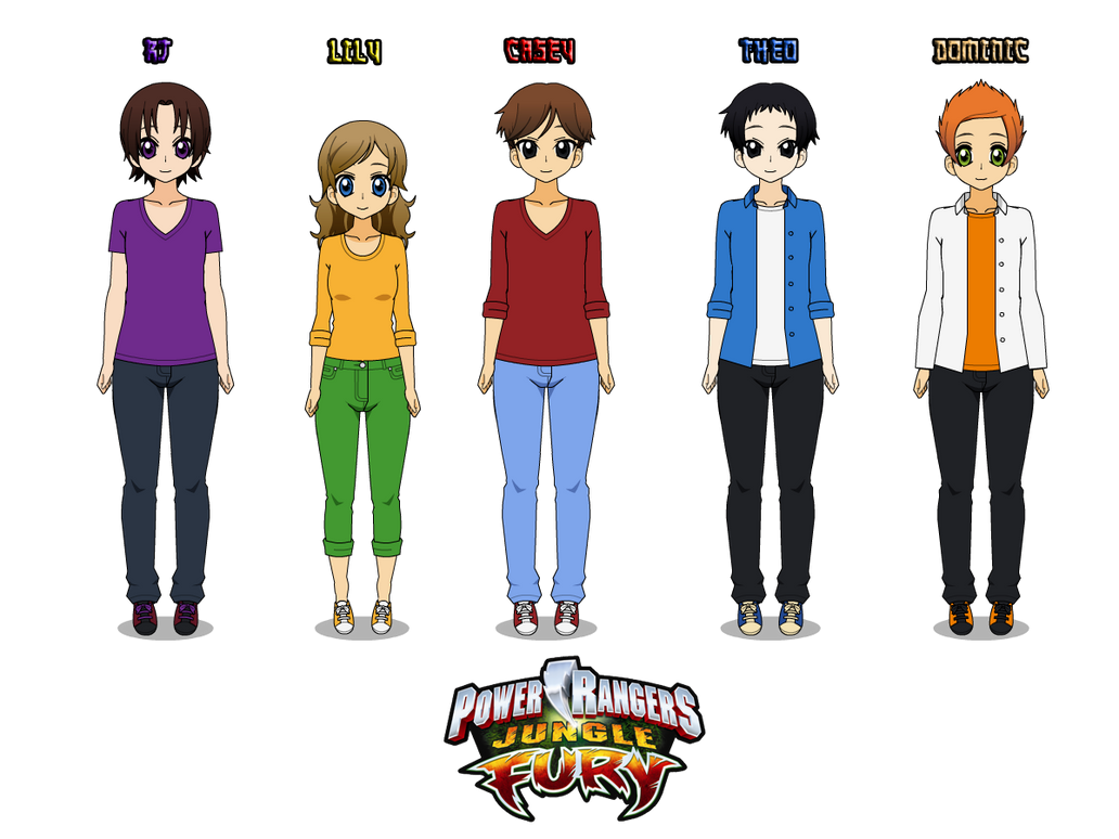 Kisekae Power Rangers Jungle Fury By Cjm 94x On Deviantart