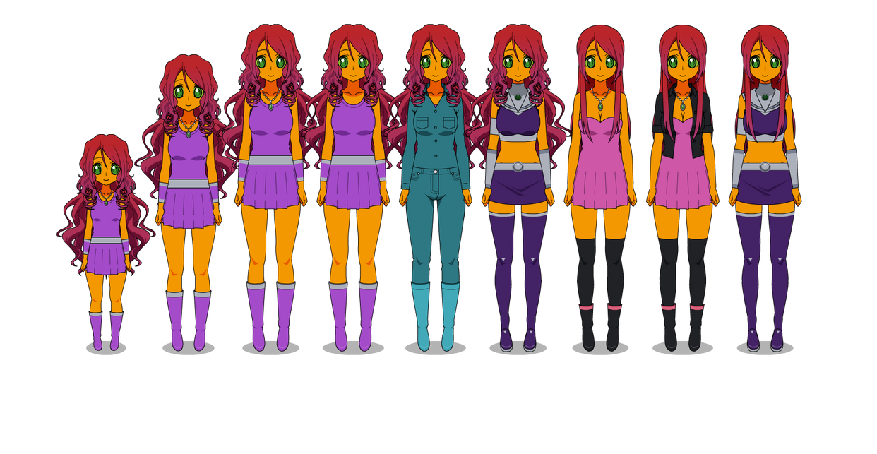 Starfire Kisekae By Cjm 94x On Deviantart