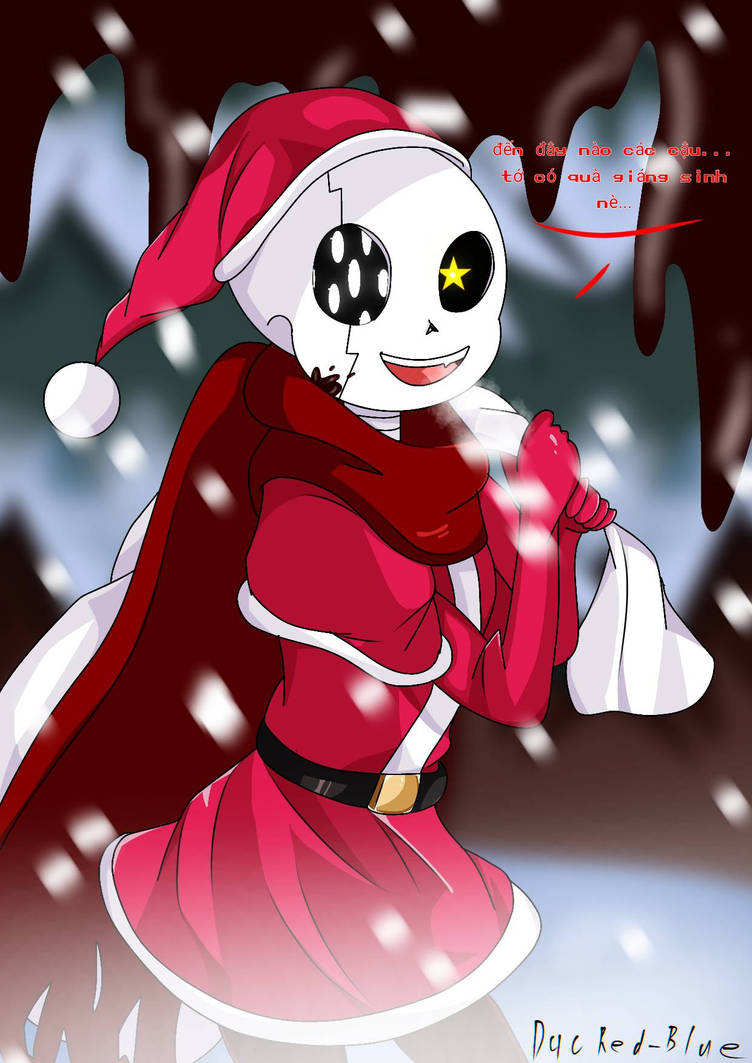 Red Ink Sans Noel By Ducred Blue On Deviantart
