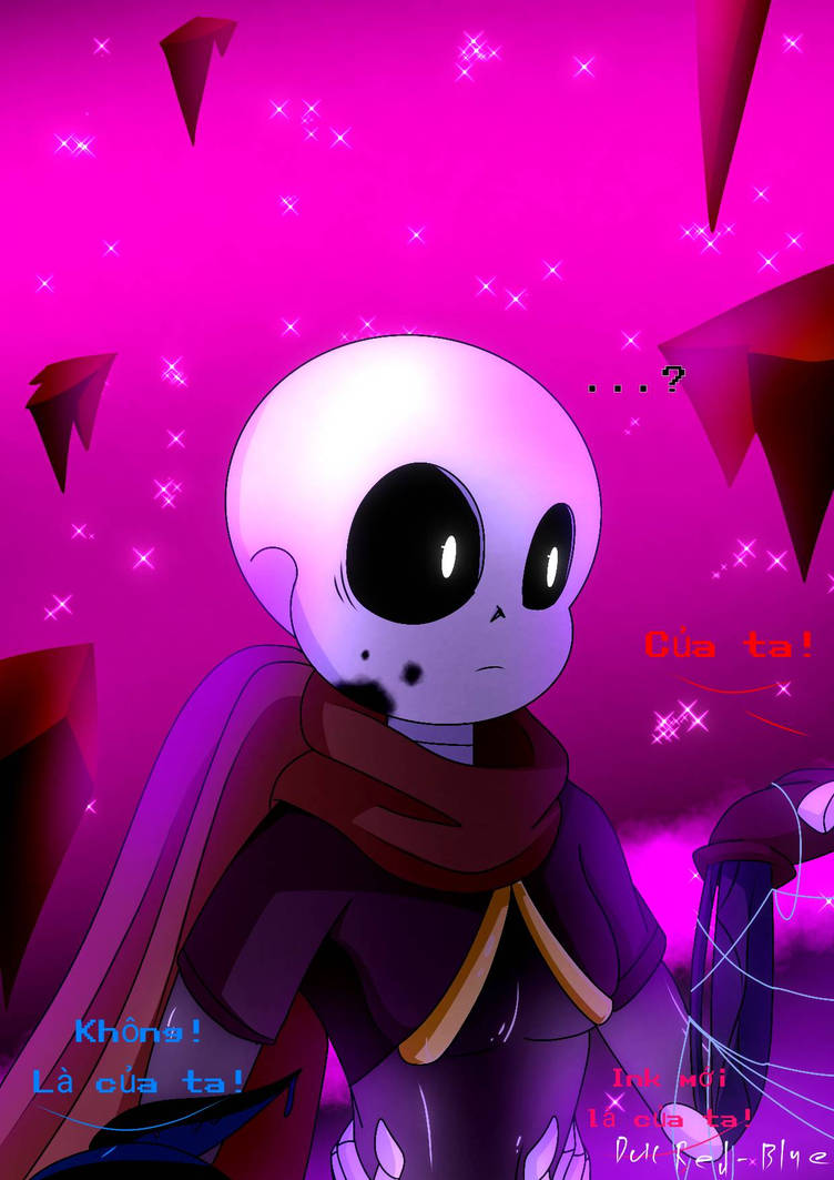 Emotionless Ink Sans Ectobody By Ducred Blue On Deviantart